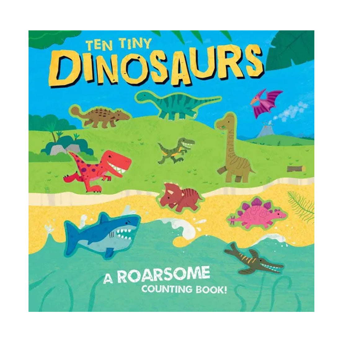 Dinosaur, Toddler Books, Board Book, Numbers - My Baby Babbles