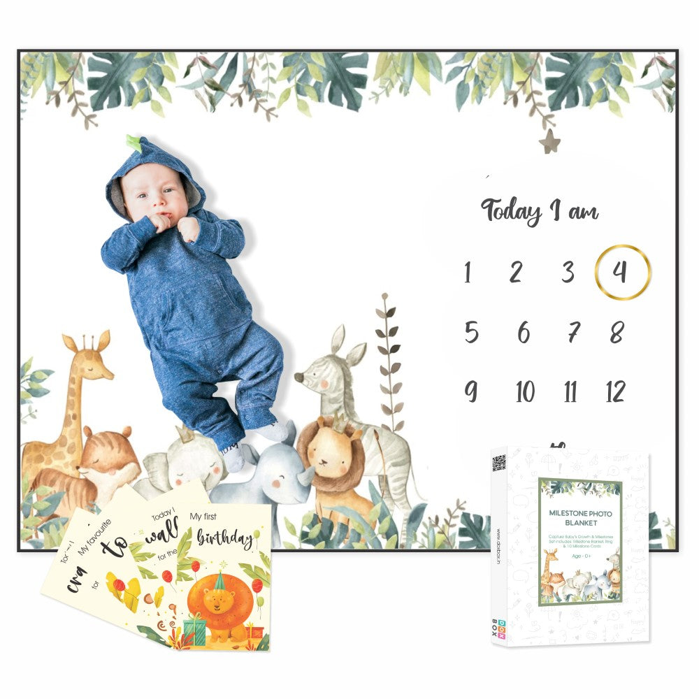 Baby Milestone Blanket – Buy Now at My Baby Babbles