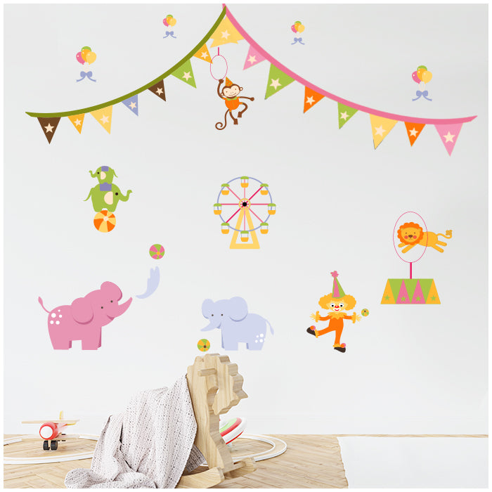 Circus Wall Sticker For Kids – Buy Now at My Baby Babbles