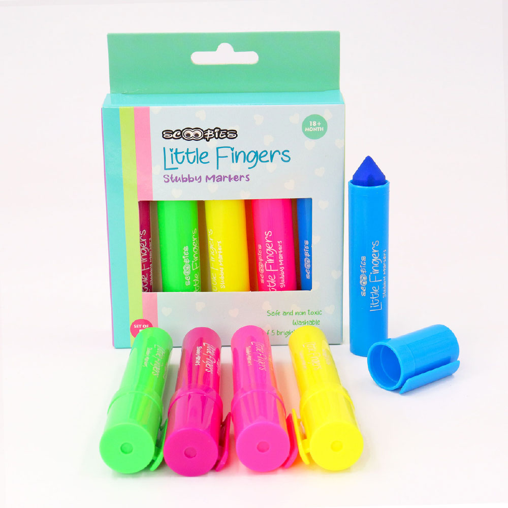 Stubby Markers(Set Of 5) – Buy Now at My Baby Babbles