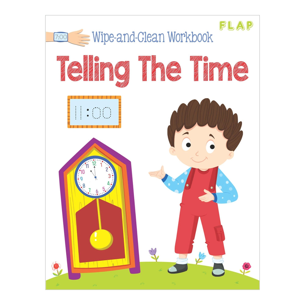Tell The Time, Wipe And Clean Writing book, Children activity - My Baby ...